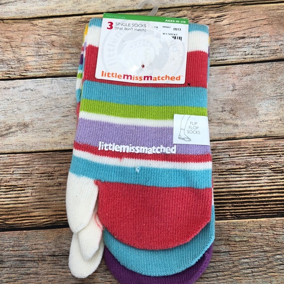 little miss match | Accessories | Nwt Little Miss Matched Flip Flop ...